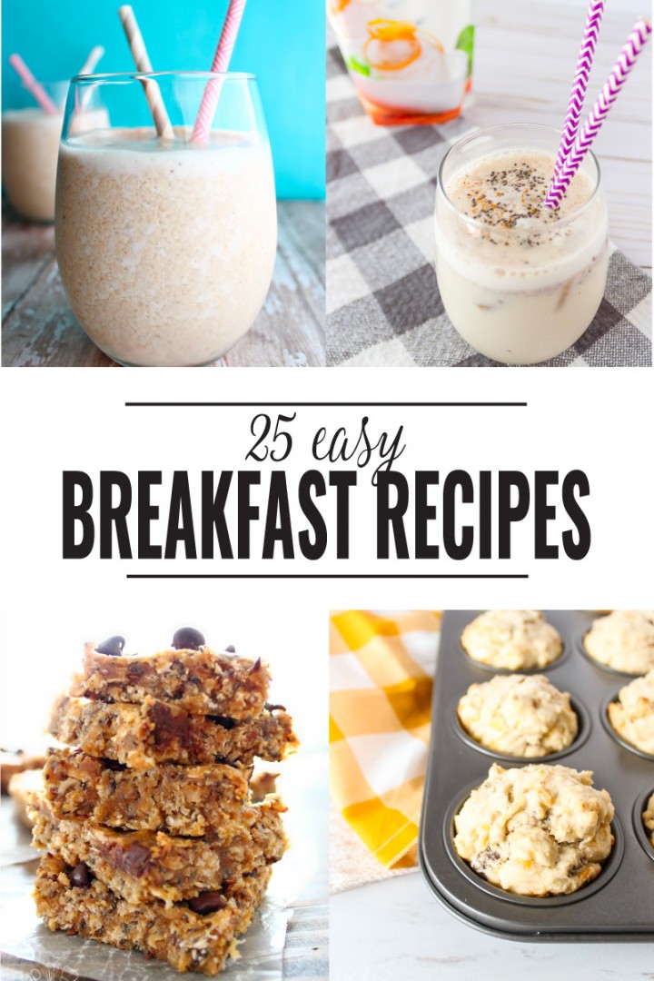 25 Easy Breakfast Ideas - Domestically Creative
