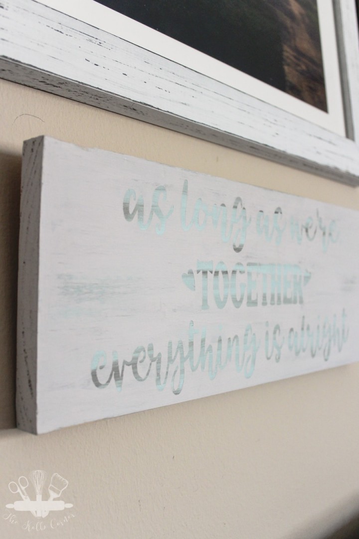 DIY Painted Wood Sign - Domestically Creative