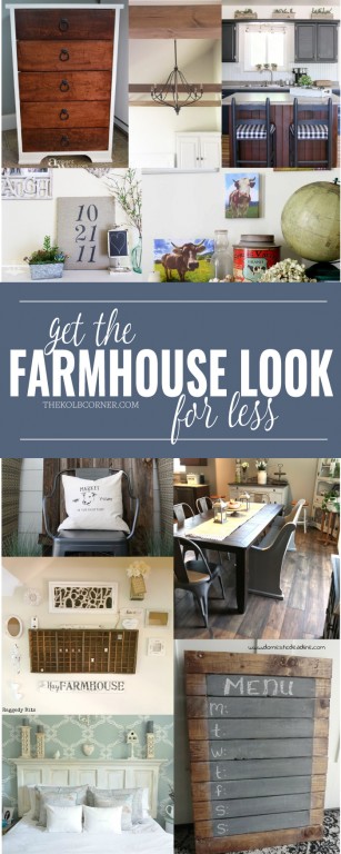 Get the Farmhouse Look for Less - Domestically Creative