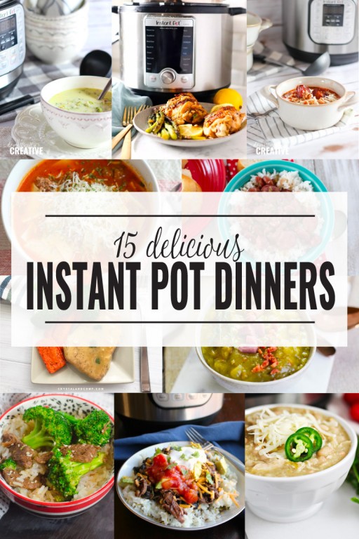 15+ Instant Pot Dinner Recipes - Domestically Creative