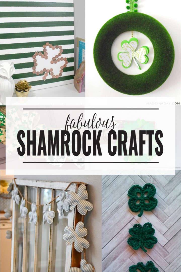 Fabulous Shamrock Shaped Crafts for St. Patrick's Day - Domestically ...