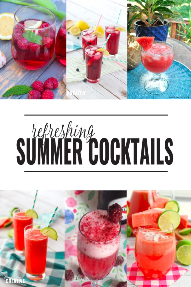 Refreshing Summer Cocktails - Domestically Creative