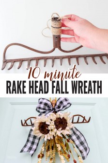 Rake Head Fall Wreath - Domestically Creative