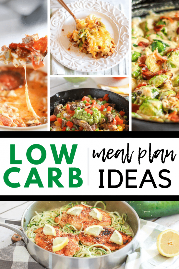 April Low Carb Monthly Meal Plan - Domestically Creative